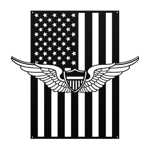 U.S Army Aviation Wings | American Flag Tribute – MAIKERU STUDIO